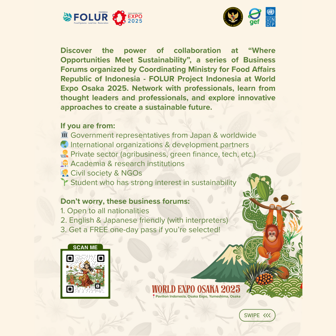 FOLUR Participation in World Expo Osaka 2025 | Folur Indonesia Website